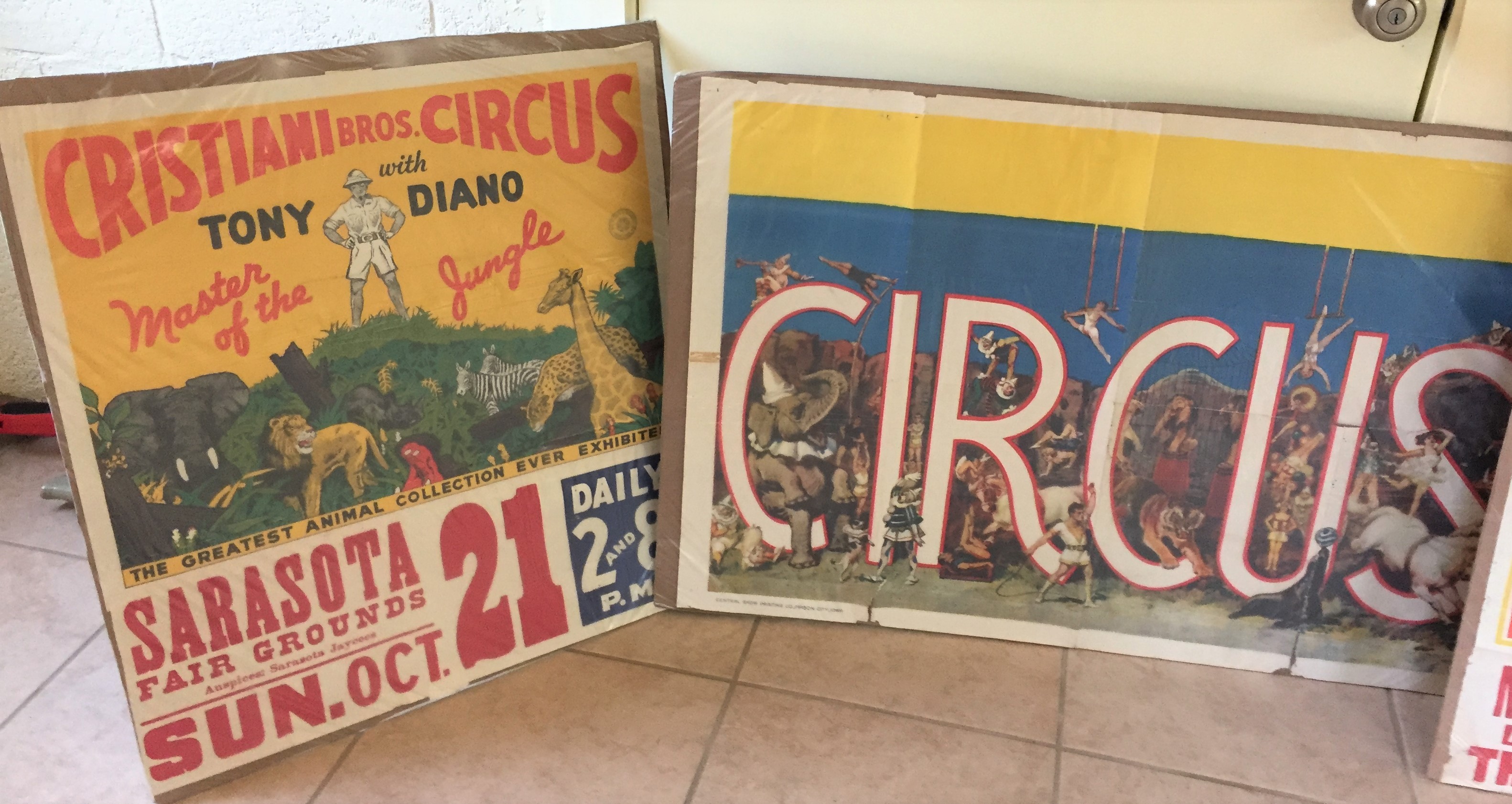 Vintage 1960's Circus Posters - Ringling Barnum & Bailey, King Bros ...