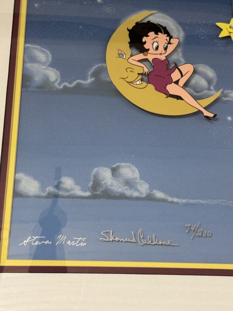 Signed 1992 Limited Edition 74/200 Betty Boop Cartoon Cell - Parkway ...
